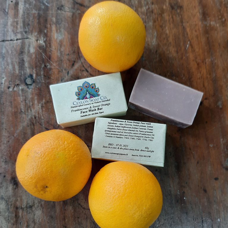 Frankincense & Sweet Orange Face Wash - Ceylon Soap Company